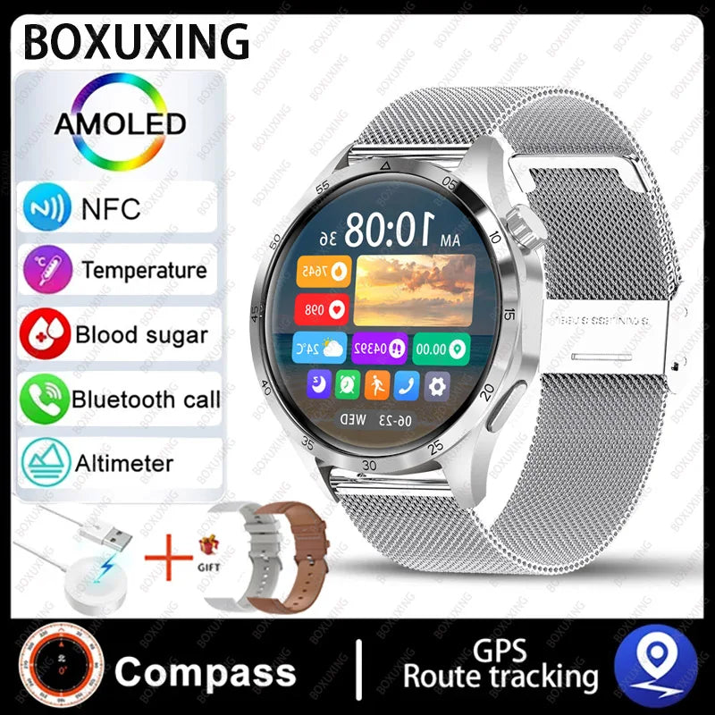 2024 New GT4 Pro Blood Sugar Monitoring Smartwatch - GPS tracker ...