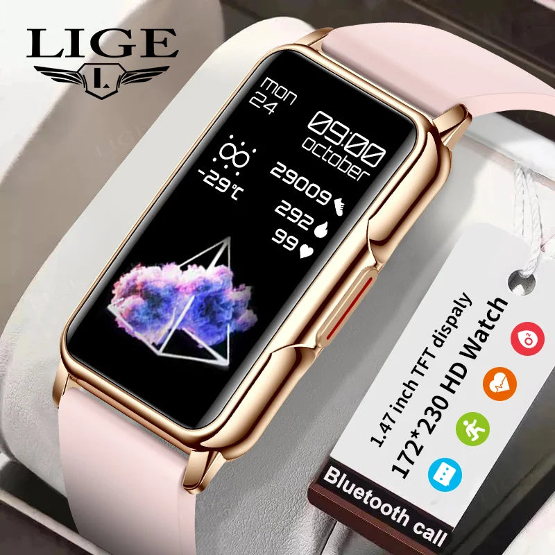 For Android IOS Smart Bracelet Women Smartwatch Men Heart Rate Blood O ...