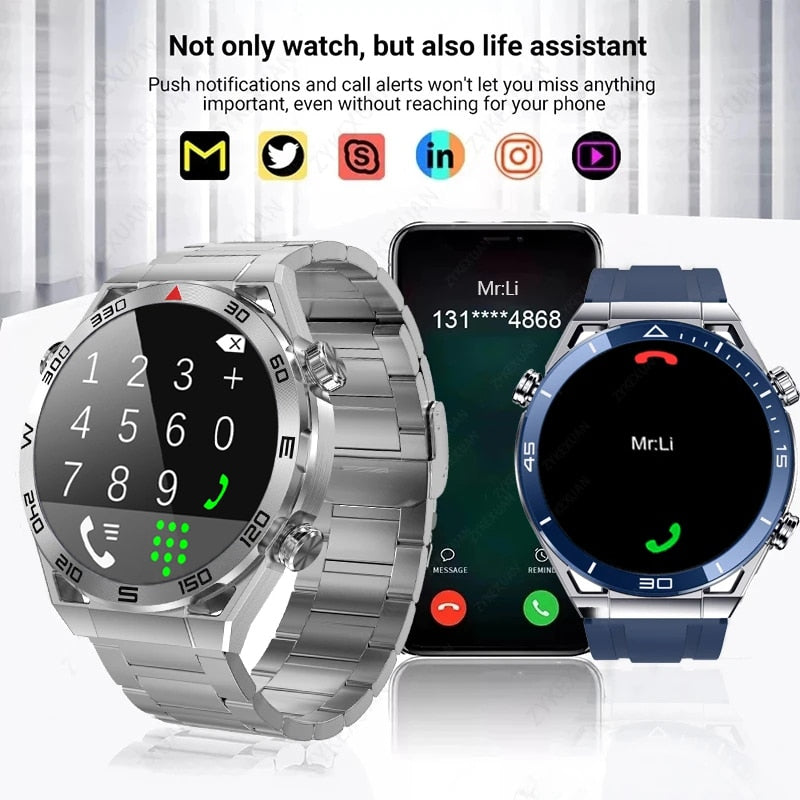 DT Ultimate Smart Watch - NFC ECG+PPG - GPS Motion Tracker Compass ...