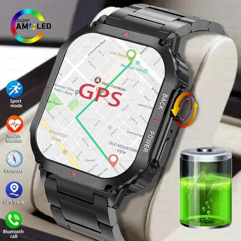 Blood Glucose Smart Watch - Health & GPS Tracker NFC SmartWatch For Ip ...