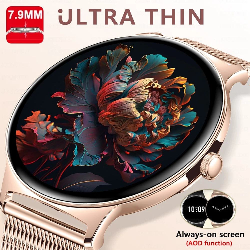 Glamora™ – Women’s Ultra Thin Smartwatch – Olevs-us.com