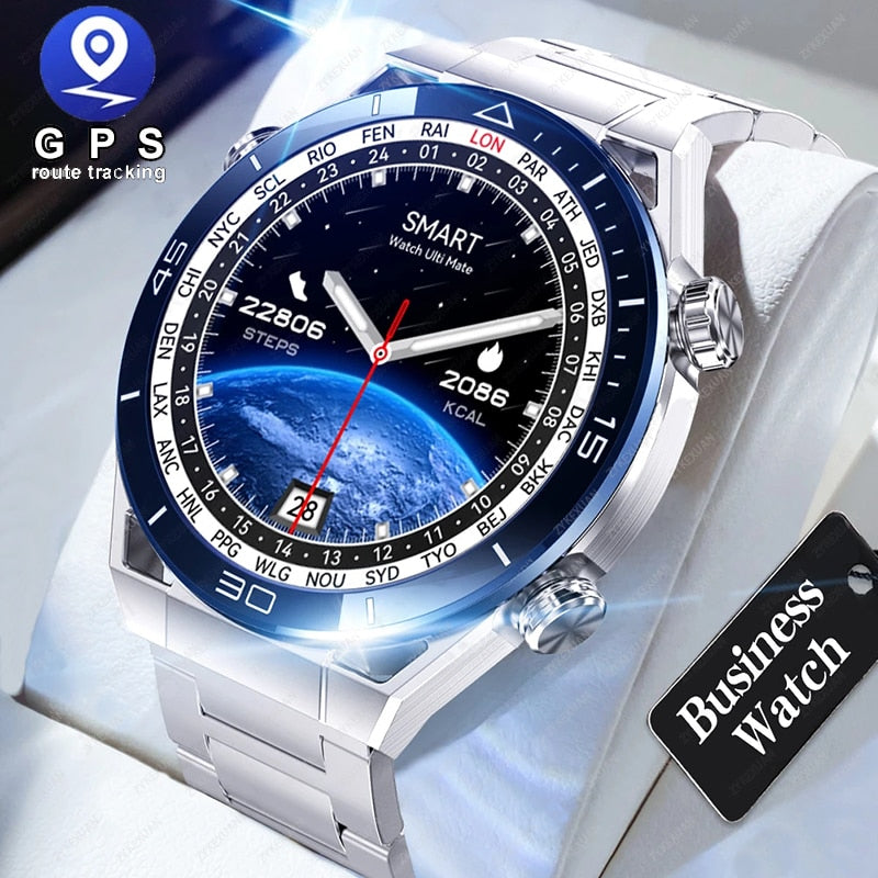DT Ultimate Smart Watch - NFC ECG+PPG - GPS Motion Tracker Compass ...