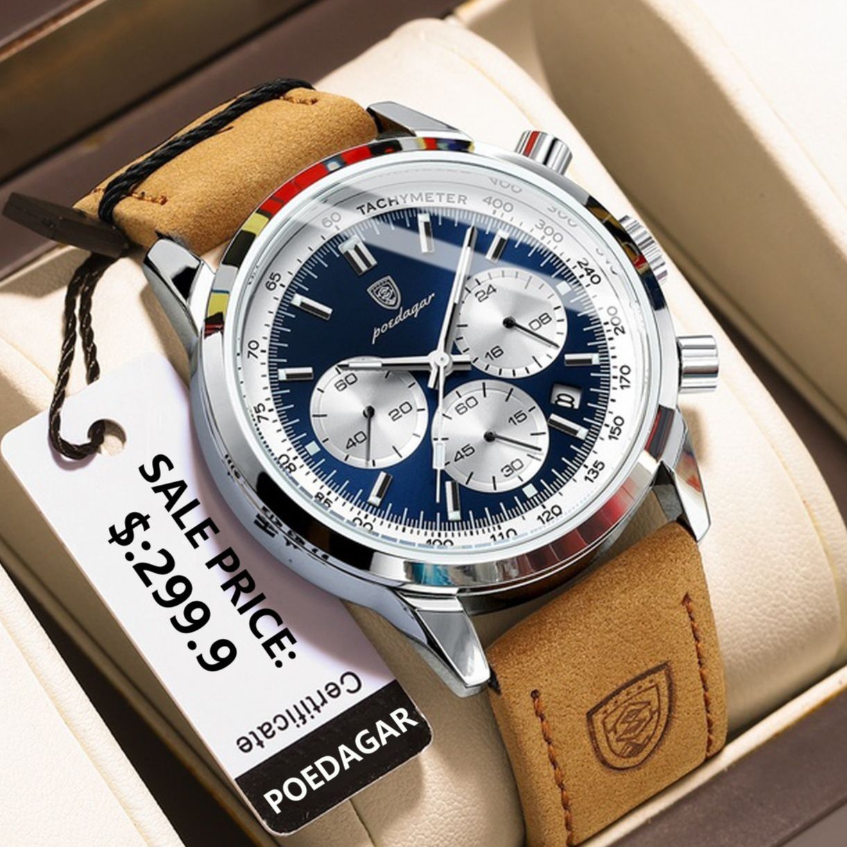 POEDAGAR 921 - Luxury Men Quartz Watches – Olevs-us.com