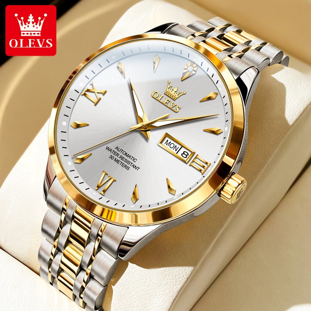 OLEVS 9956 - Luxury Automatic Mechanical Watch – Olevs-us.com